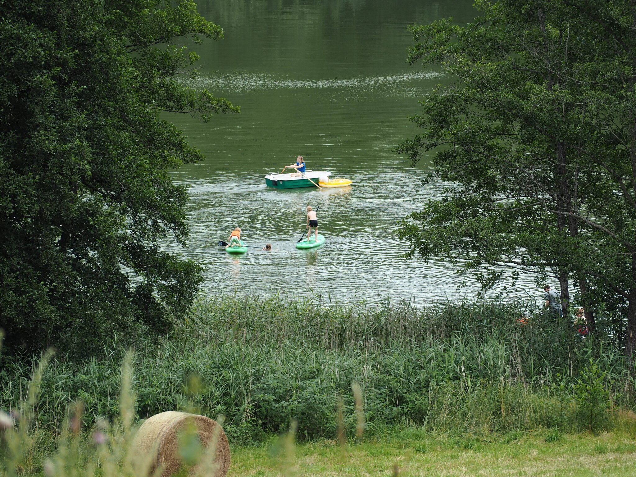 West Masuren: Ferienhaus am See mit Boot